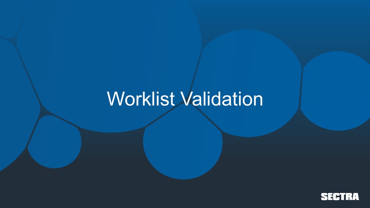 Worklist workshop | Sectra Global E-learning